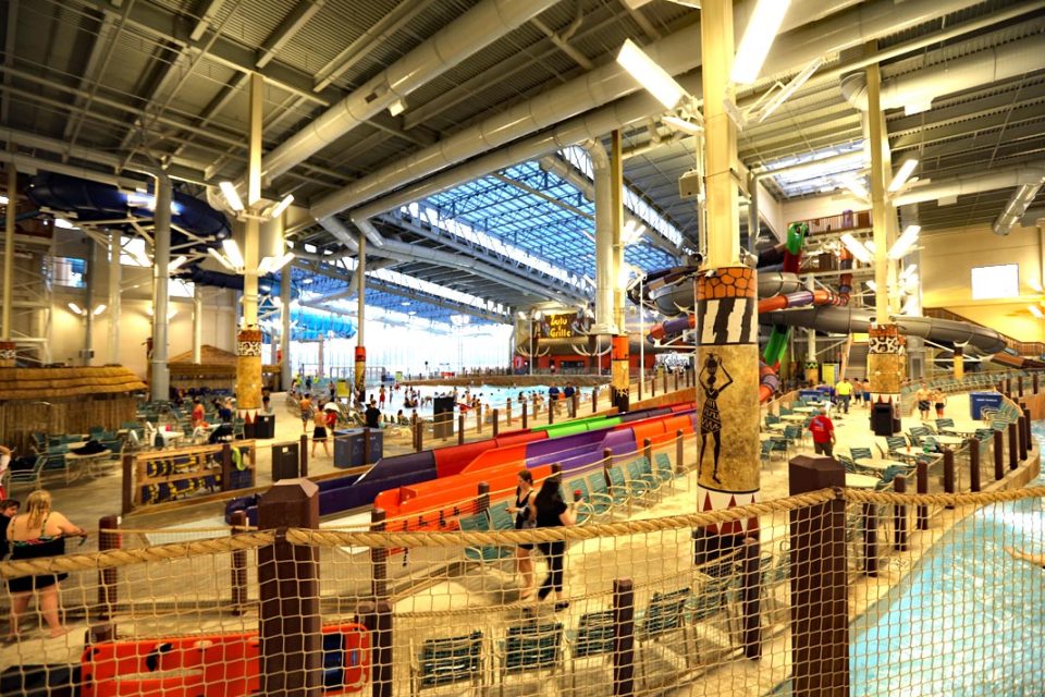 Kalahari Resorts Indoor Water Park | Retractable Skylight