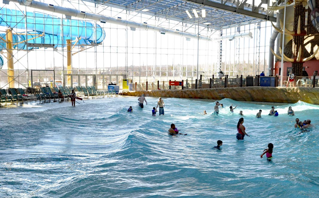Kalahari Resorts Indoor Water Park | Retractable Skylight