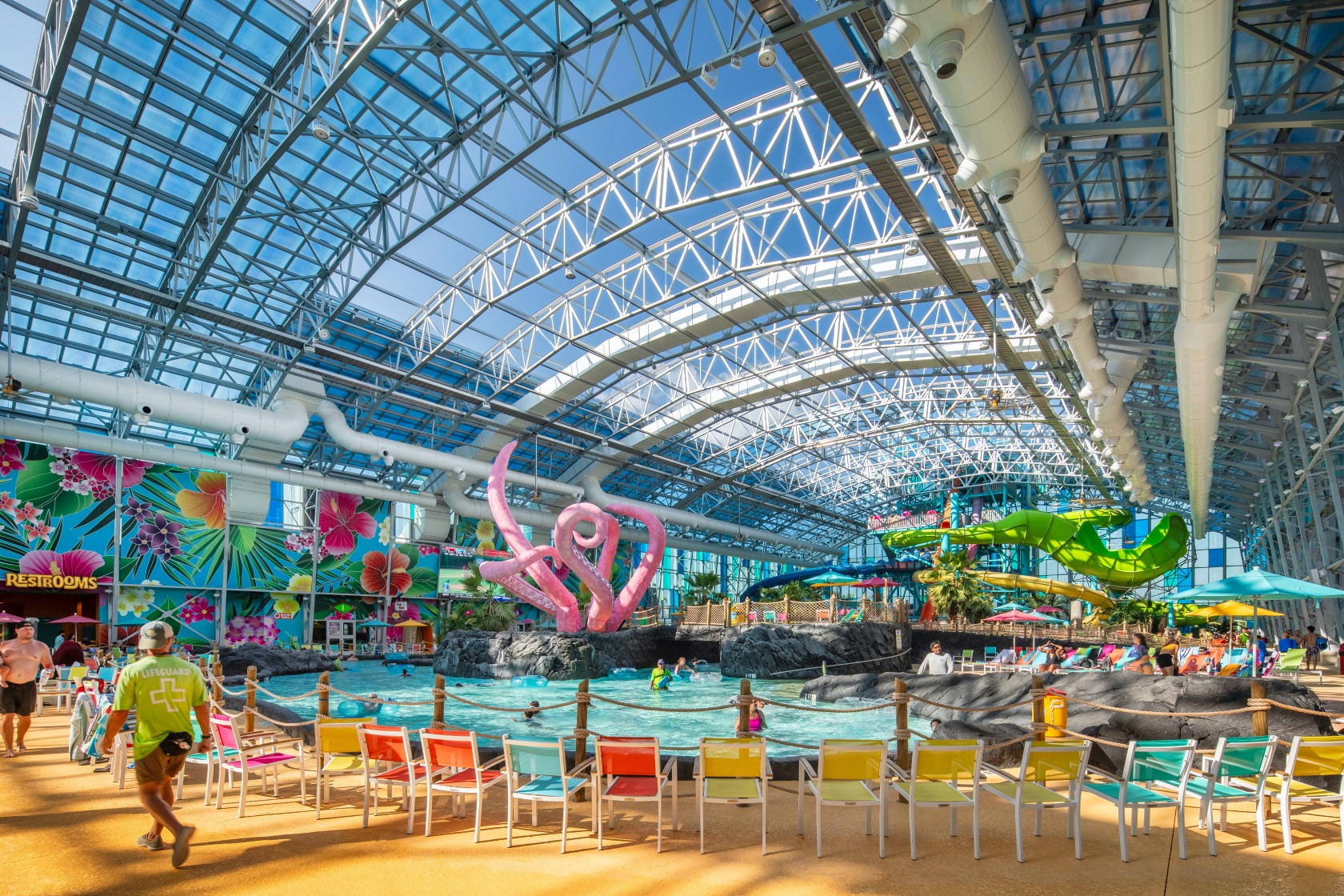 Tropic Falls Waterpark at OWA | Retractable Roof Waterpark